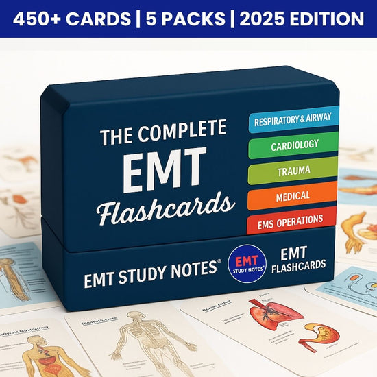 The Complete EMT Flashcards Bundle – EMTStudyNotes